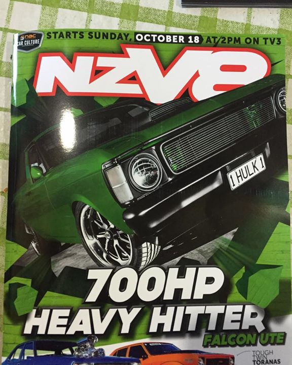 This ute hit the cover of NZV8 on issue 126 , November 2015 done by ...